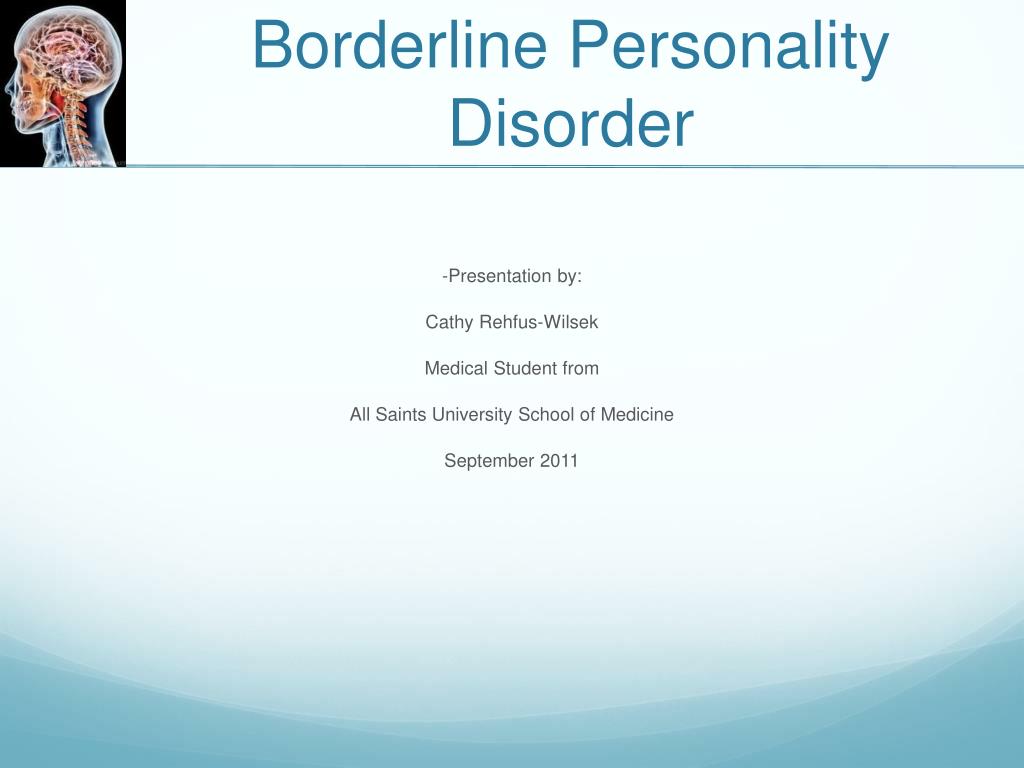 PPT - Borderline Personality Disorder PowerPoint Presentation, free ...