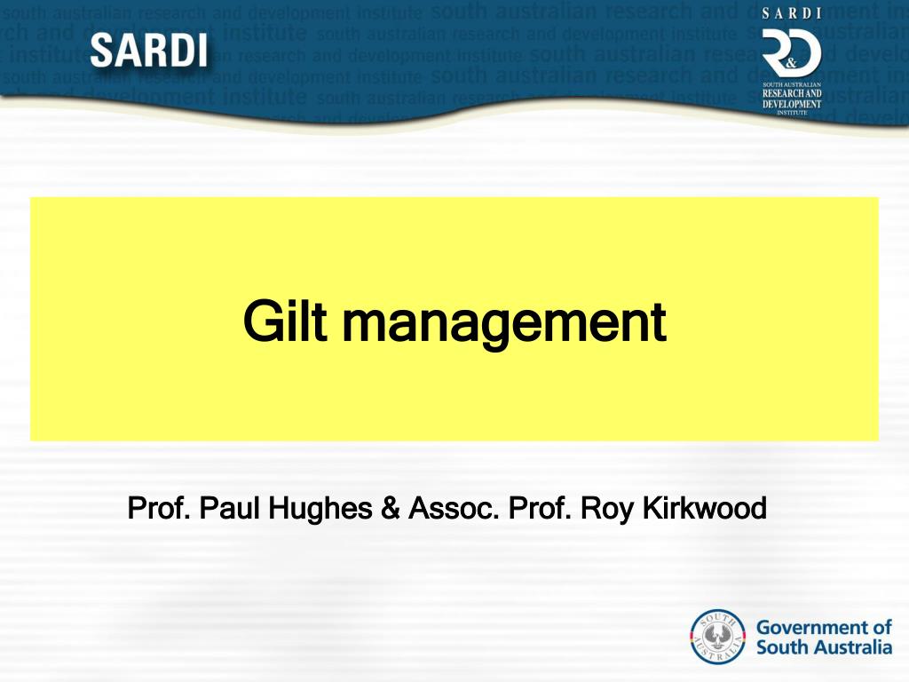 PPT - Gilt management PowerPoint Presentation, free download - ID:4836833