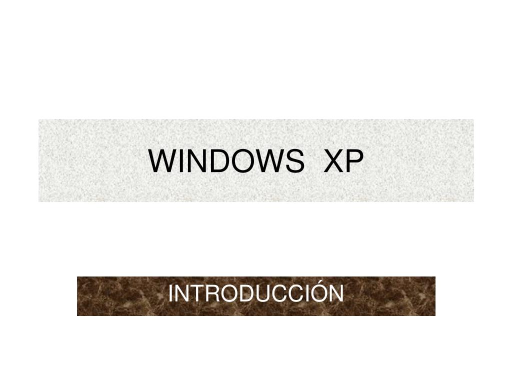 PPT - WINDOWS XP PowerPoint Presentation, free download - ID:4837415