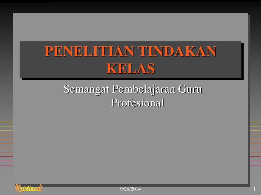 PPT - PENELITIAN TINDAKAN KELAS PowerPoint Presentation, free download ...