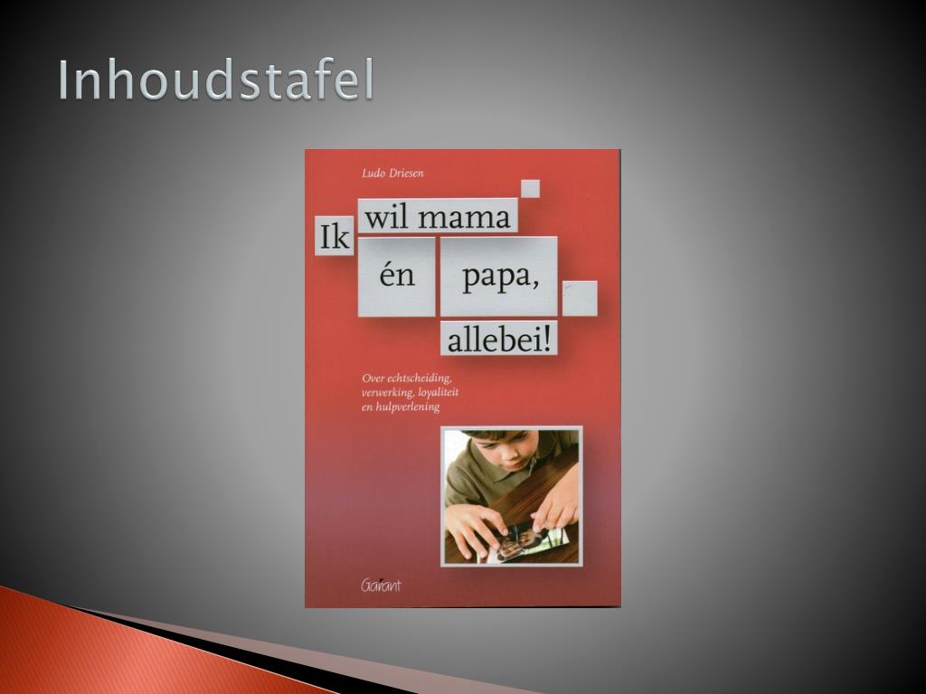 PPT - Inhoudstafel PowerPoint Presentation, free download - ID:4841924
