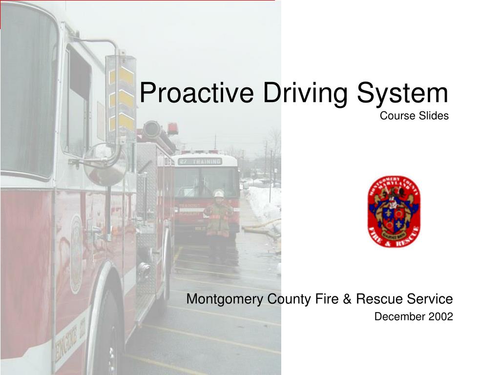 PPT - Proactive Driving System Course Slides PowerPoint Presentation ...