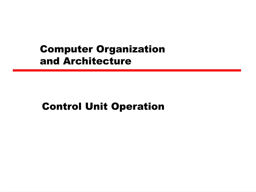 PPT - Computer Organization and Architecture PowerPoint Presentation ...