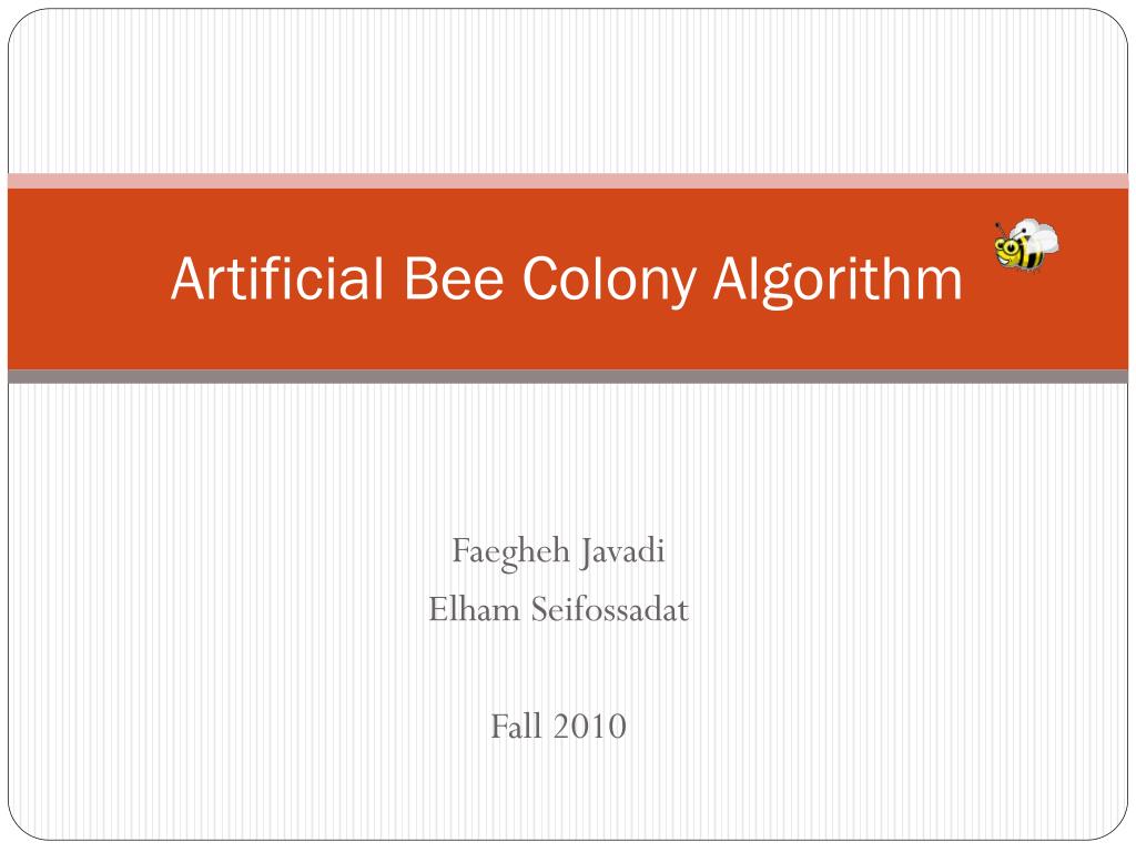 PPT - Artificial Bee Colony Algorithm PowerPoint Presentation, free ...