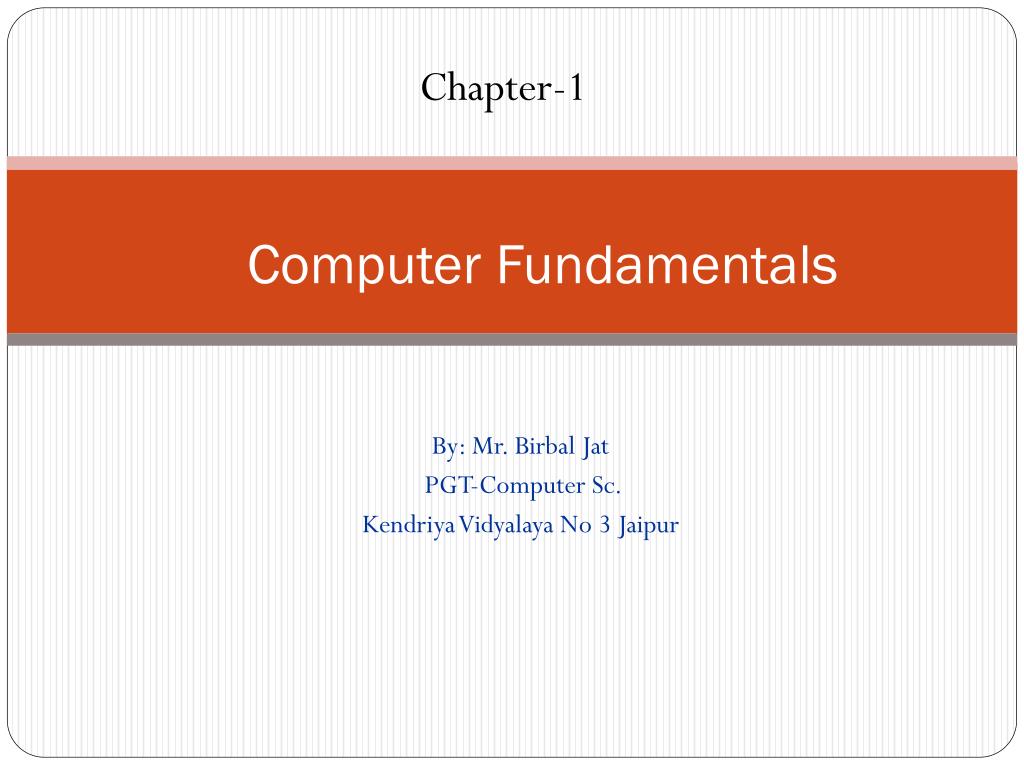 PPT - Computer Fundamentals PowerPoint Presentation, free download - ID ...