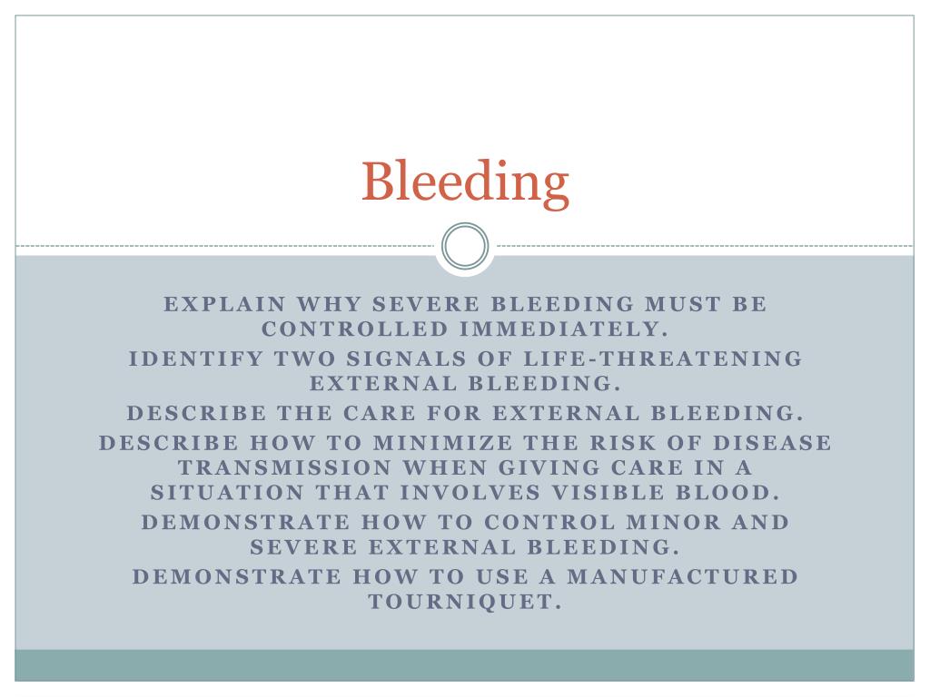 PPT - Bleeding PowerPoint Presentation, free download - ID:4851039