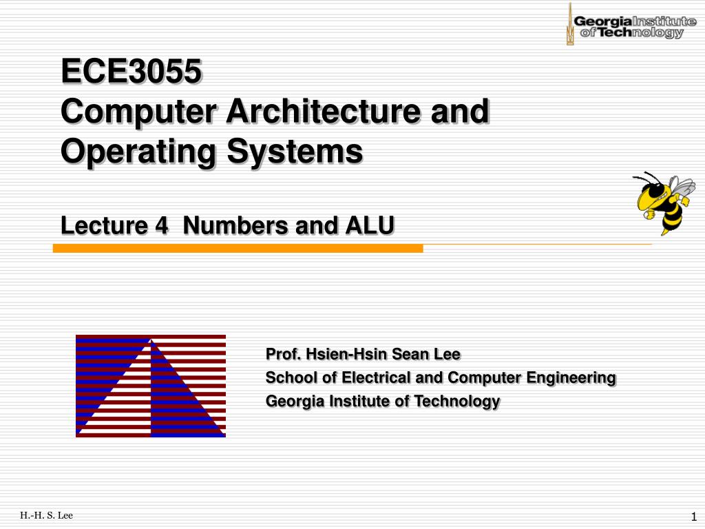 PPT - ECE3055 Computer Architecture and Operating Systems Lecture 4 ...