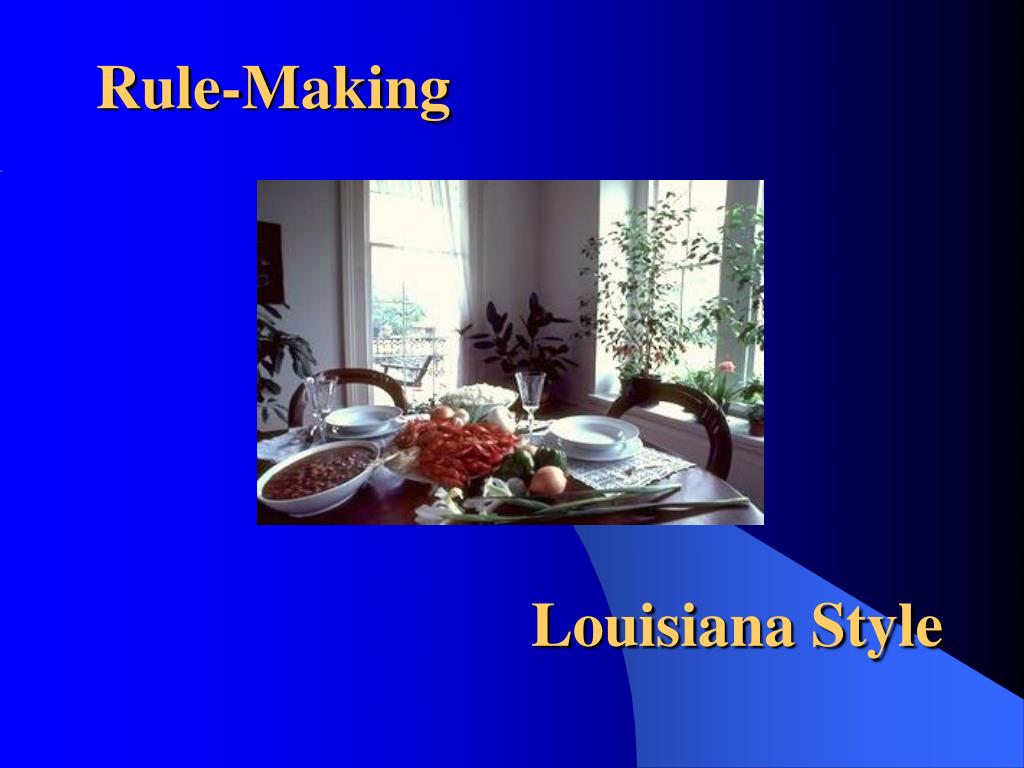 PPT - Overview of the Louisiana Administrative Procedure Act: Standards ...