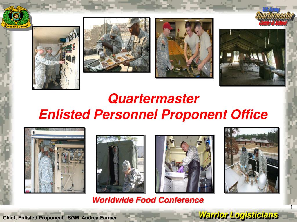 PPT - Quartermaster Enlisted Personnel Proponent Office PowerPoint ...