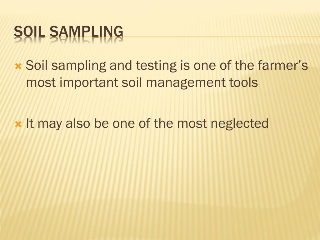 PPT - Soil sampling PowerPoint Presentation, free download - ID:4858947