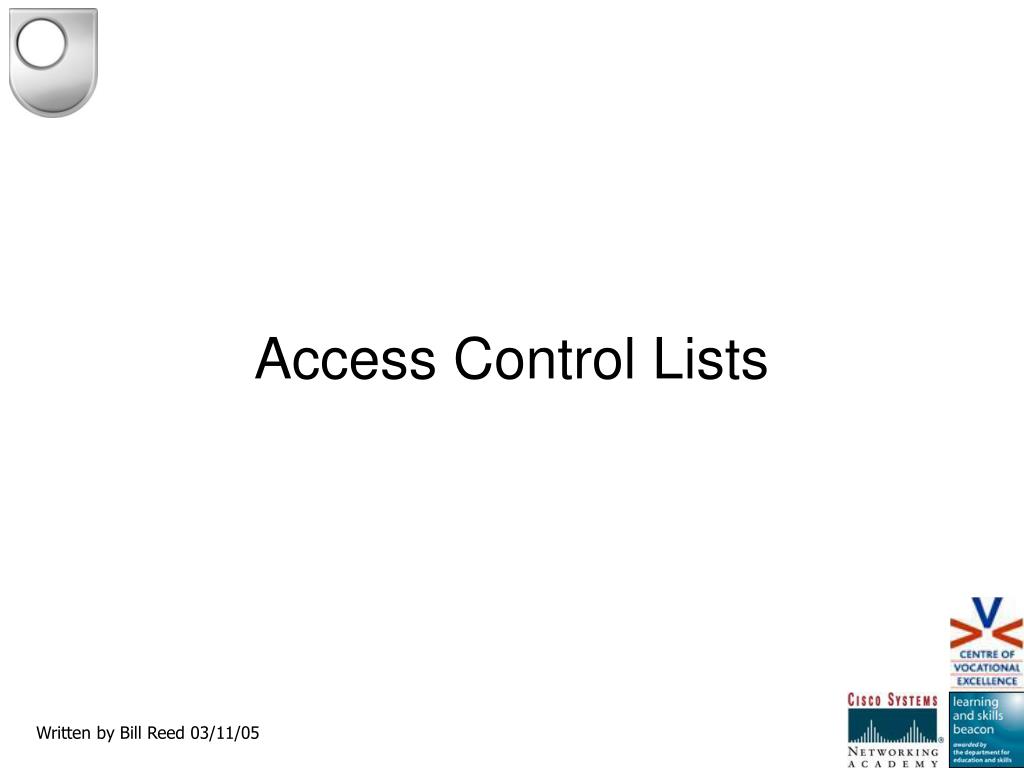 PPT - Access Control Lists PowerPoint Presentation, free download - ID ...