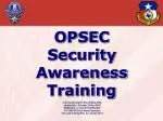 PPT - OPERATIONS SECURITY (OPSEC) PowerPoint Presentation, free ...