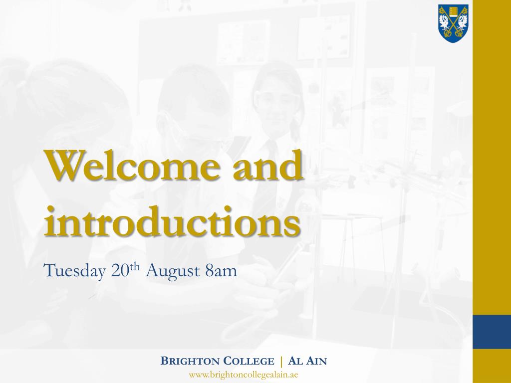 PPT - Welcome and introductions PowerPoint Presentation, free download ...