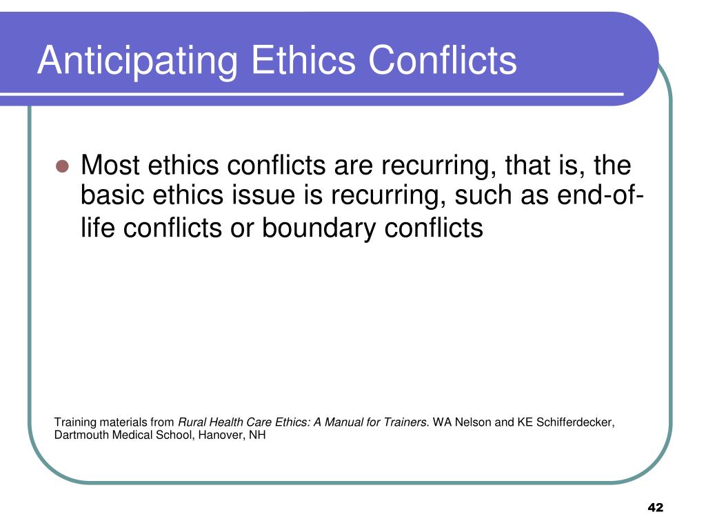 PPT - Anticipating Ethics Conflicts PowerPoint Presentation, free download - ID:4860241