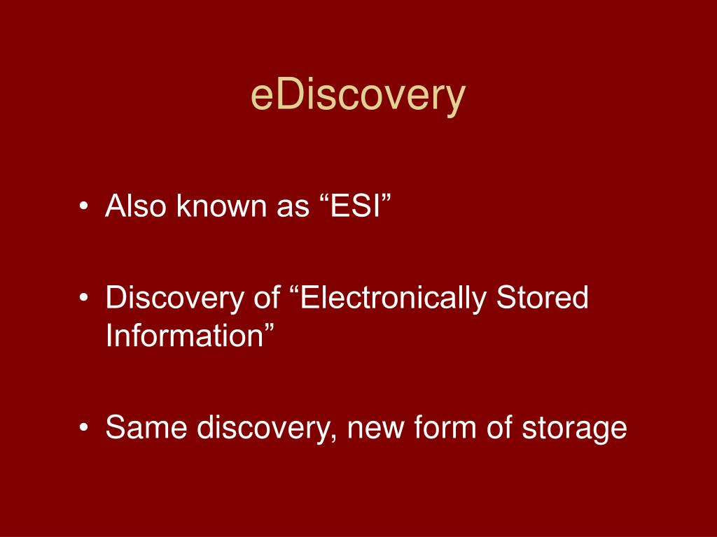 PPT - eDiscovery PowerPoint Presentation, free download - ID:4860881