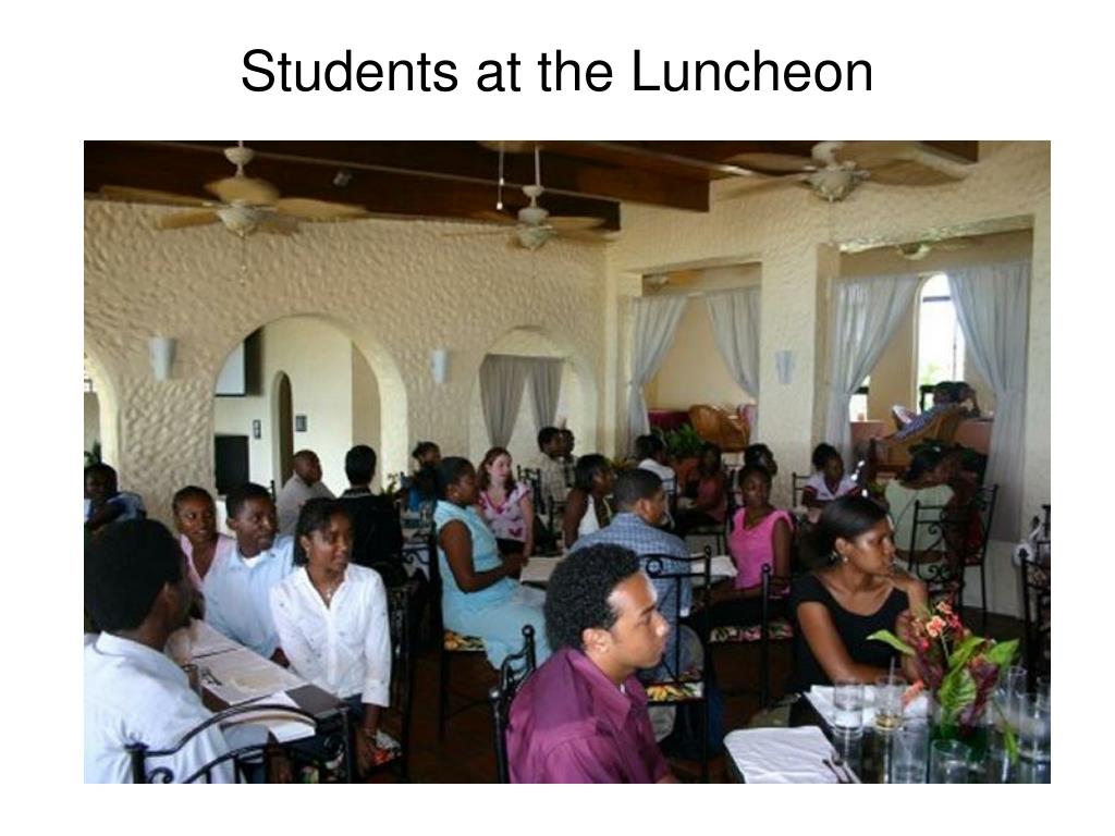 PPT - Students at the Luncheon PowerPoint Presentation, free download ...