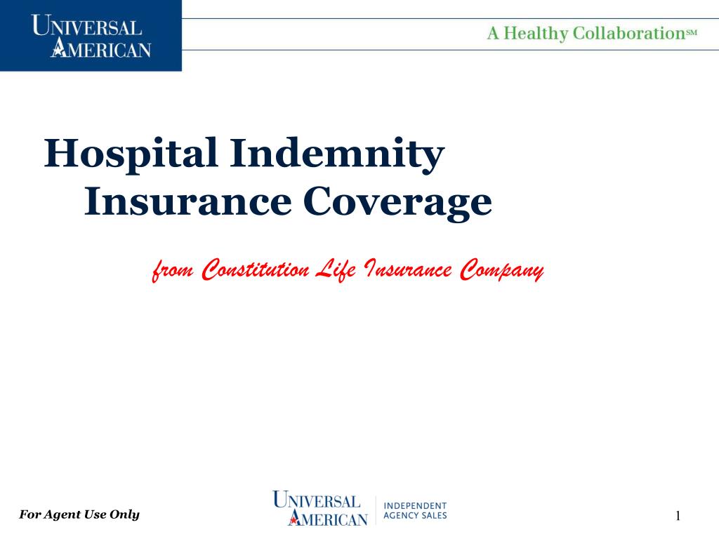 PPT - Hospital Indemnity Insurance Coverage PowerPoint Presentation ...
