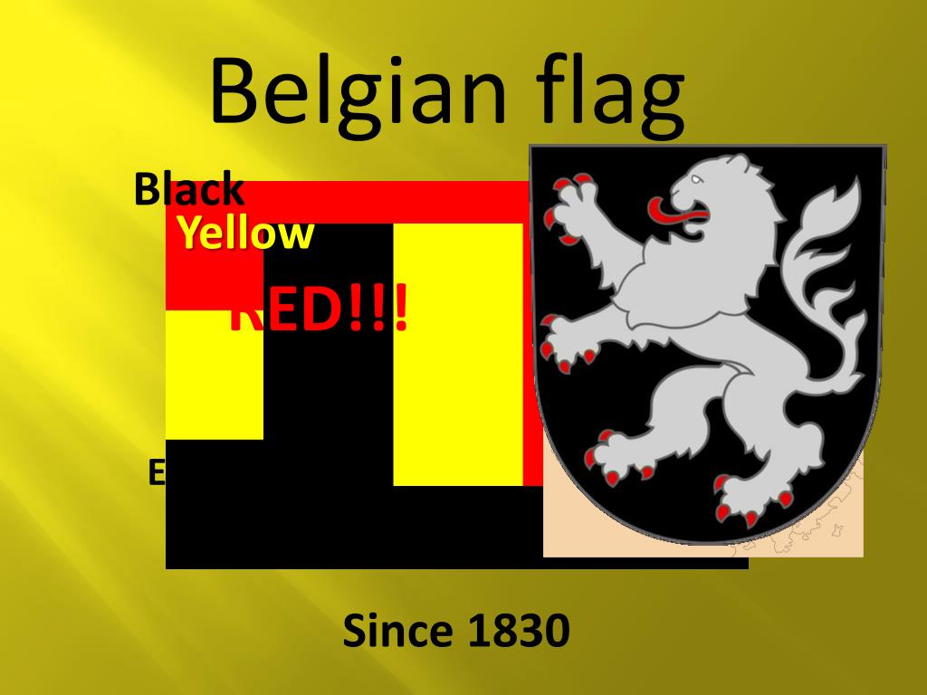 PPT - Belgian Flag: A Symbol of Unity and Pride Since 1830 PowerPoint ...