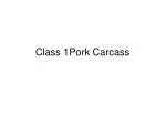 PPT - CARCASS TRACKING PowerPoint Presentation, free download - ID:1325789