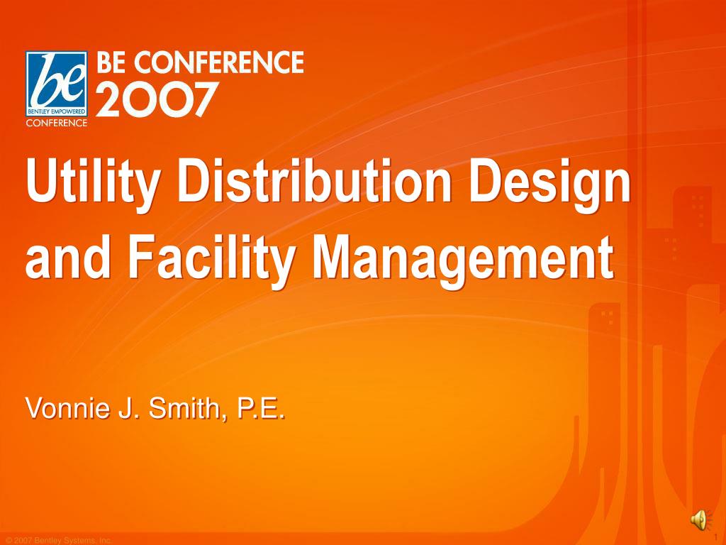 PPT - Utility Distribution Design and Facility Management PowerPoint ...