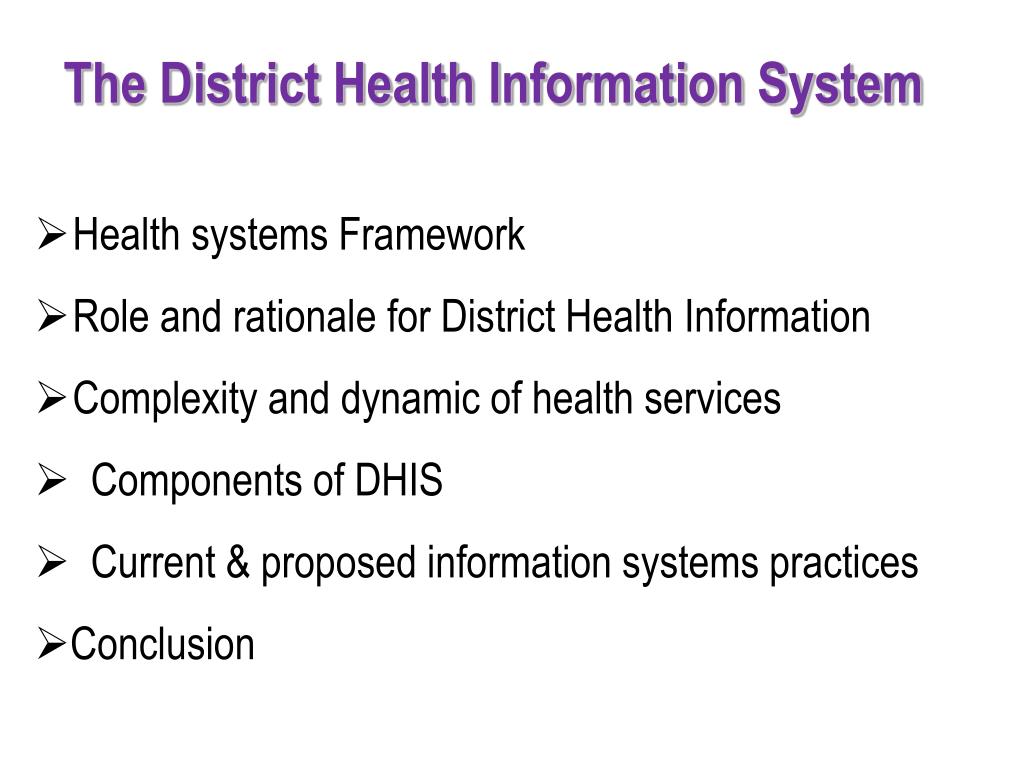 PPT - The District Health Information System PowerPoint Presentation ...