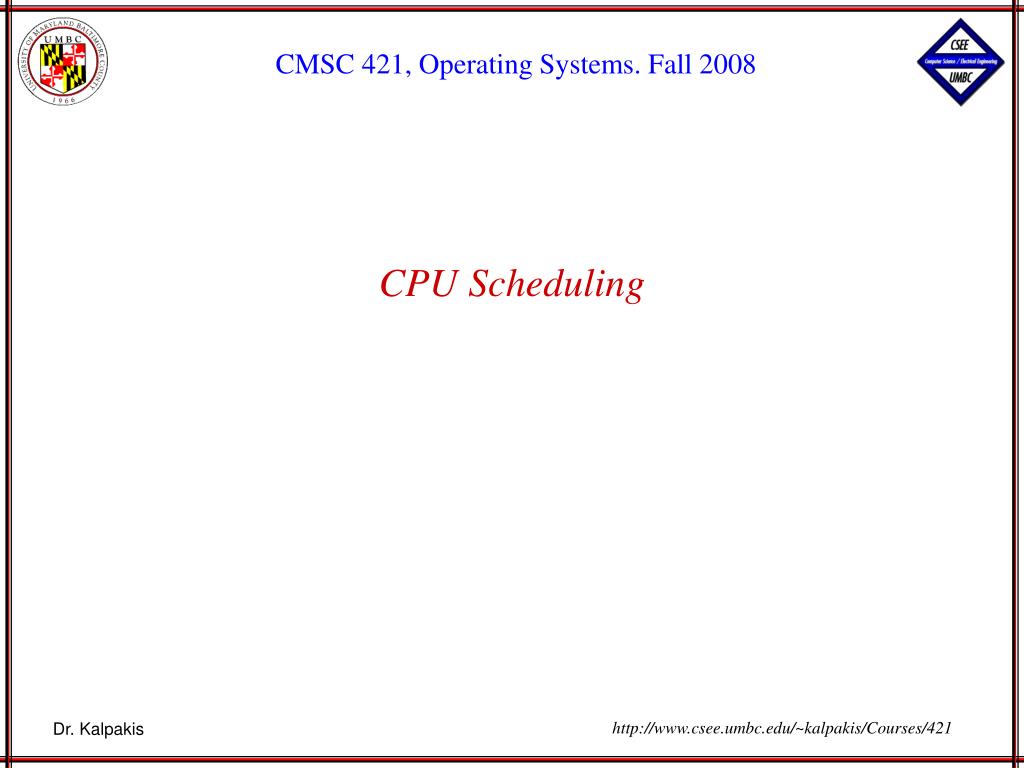 PPT - CPU Scheduling PowerPoint Presentation, free download - ID:4879063