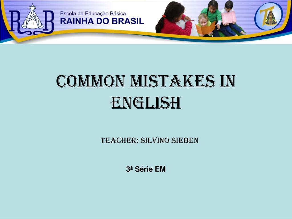 PPT - Common Mistakes in ENGLISH PowerPoint Presentation, free download ...