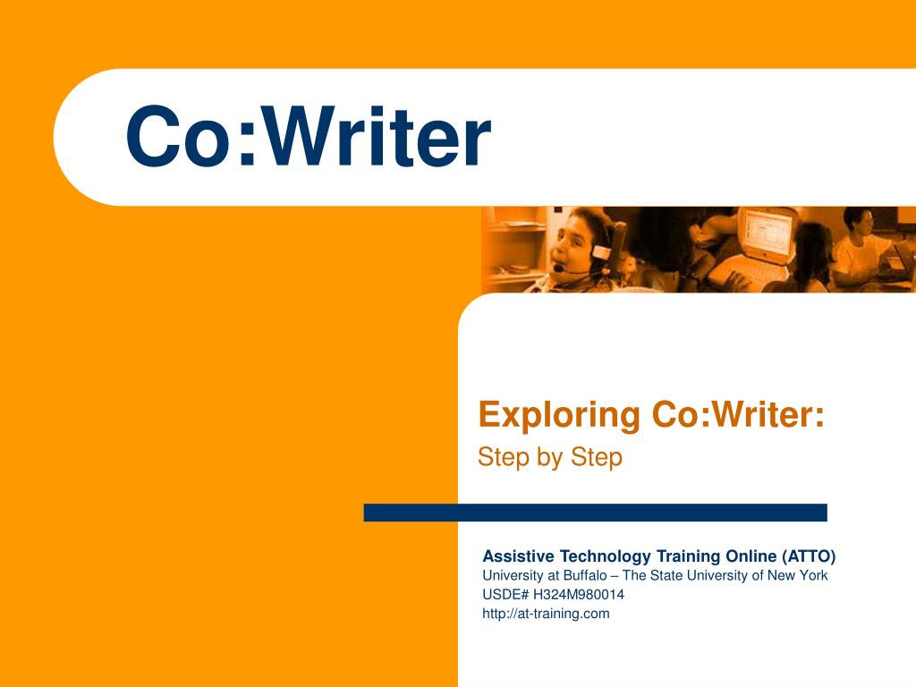 PPT - Co:Writer PowerPoint Presentation, free download - ID:4881859
