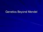 PPT - Genetics: Mendel Beyond PowerPoint Presentation, free download ...