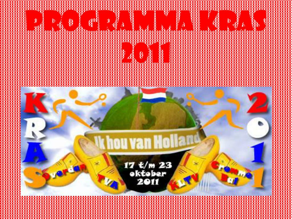 PPT - Programma kras 2011 PowerPoint Presentation, free download - ID ...