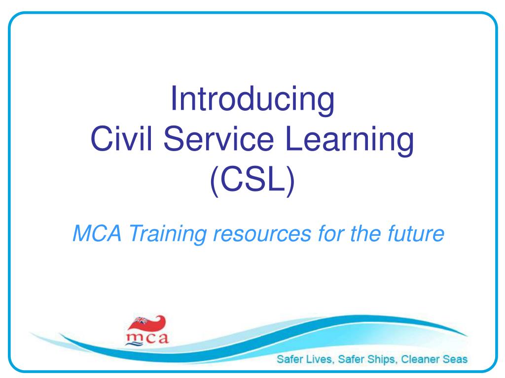 PPT - Introducing Civil Service Learning (CSL) PowerPoint Presentation ...