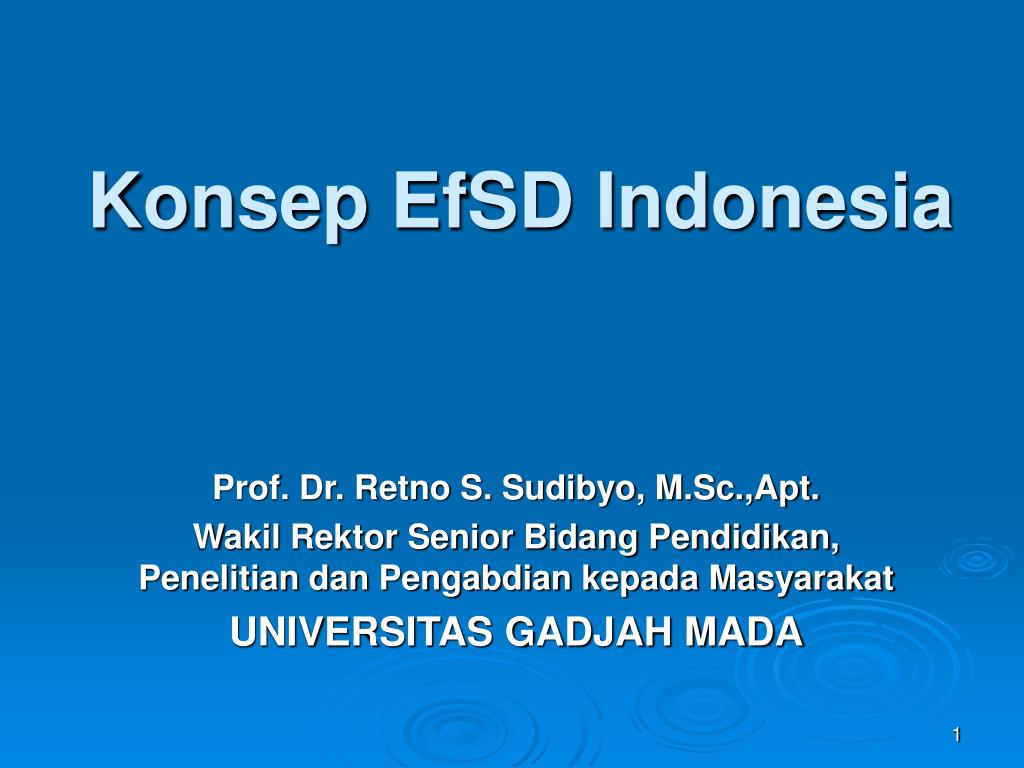 PPT - Konsep EfSD Indonesia PowerPoint Presentation, free download - ID ...
