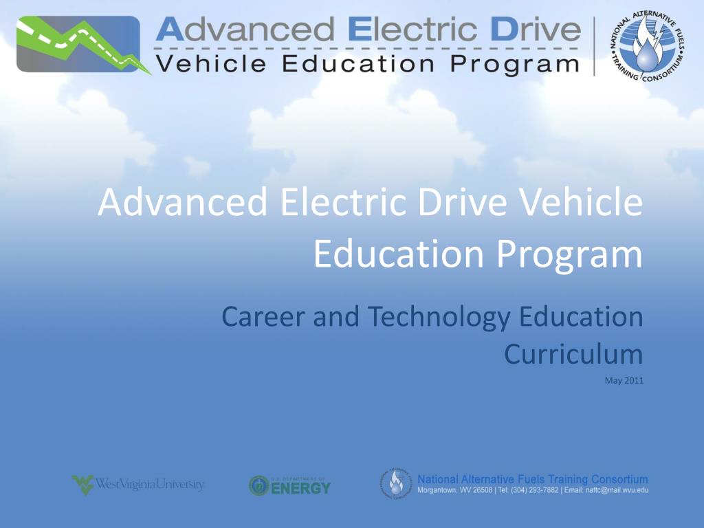PPT - Advanced Electric Drive Vehicle Education Program PowerPoint ...