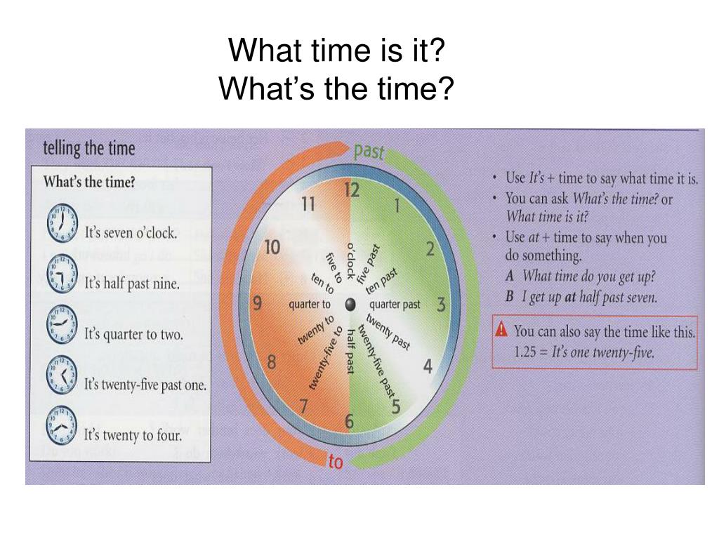 PPT - What time is it? What’s the time? PowerPoint Presentation, free ...