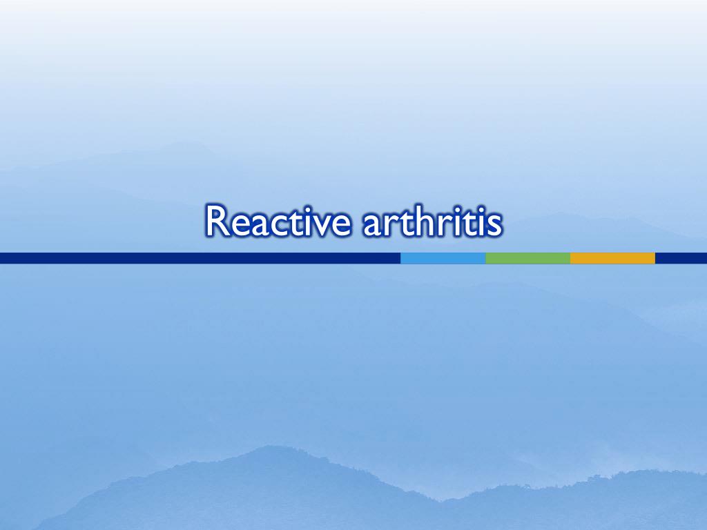 PPT - Reactive arthritis PowerPoint Presentation, free download - ID ...