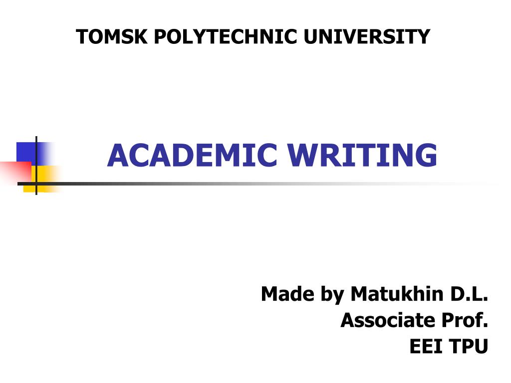 PPT - ACADEMIC WRITING PowerPoint Presentation, free download - ID:4902893