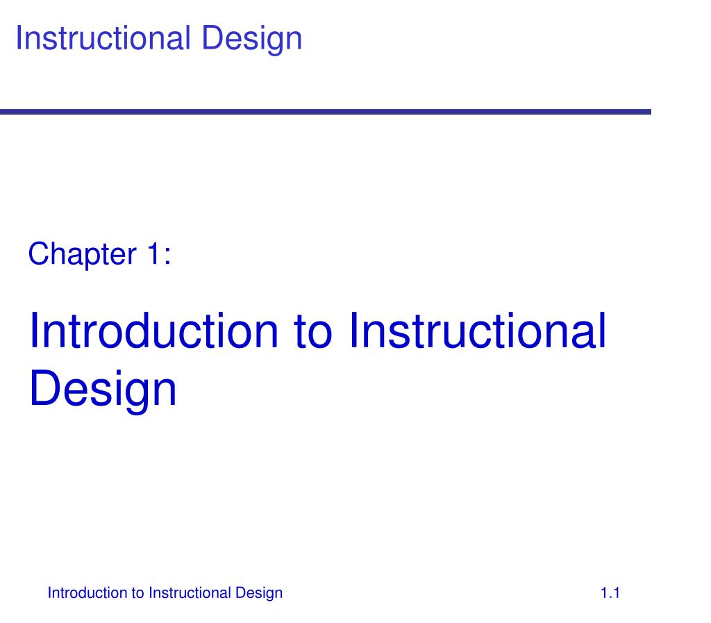 PPT - Instructional Design PowerPoint Presentation, free download - ID ...