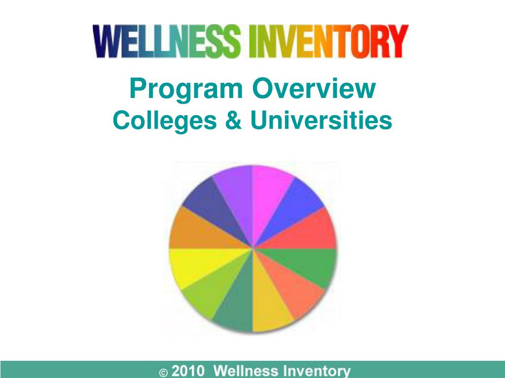 PPT - Program Overview Colleges & Universities PowerPoint Presentation ...