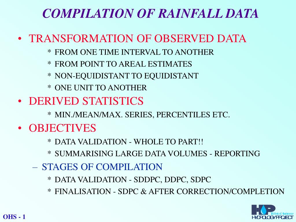 PPT - COMPILATION OF RAINFALL DATA PowerPoint Presentation, free ...