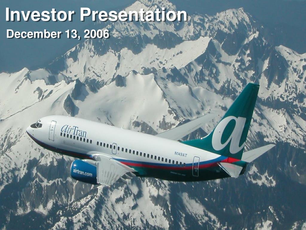 PPT - Investor Presentation PowerPoint Presentation, free download - ID ...
