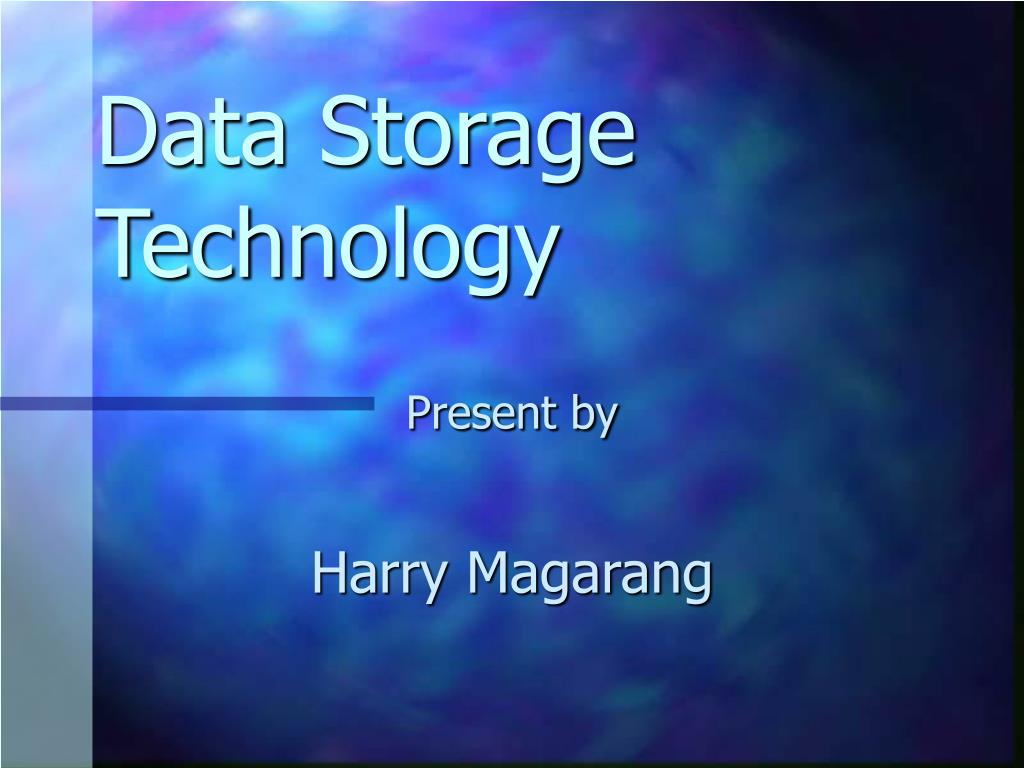 PPT - Data Storage Technology PowerPoint Presentation, free download ...