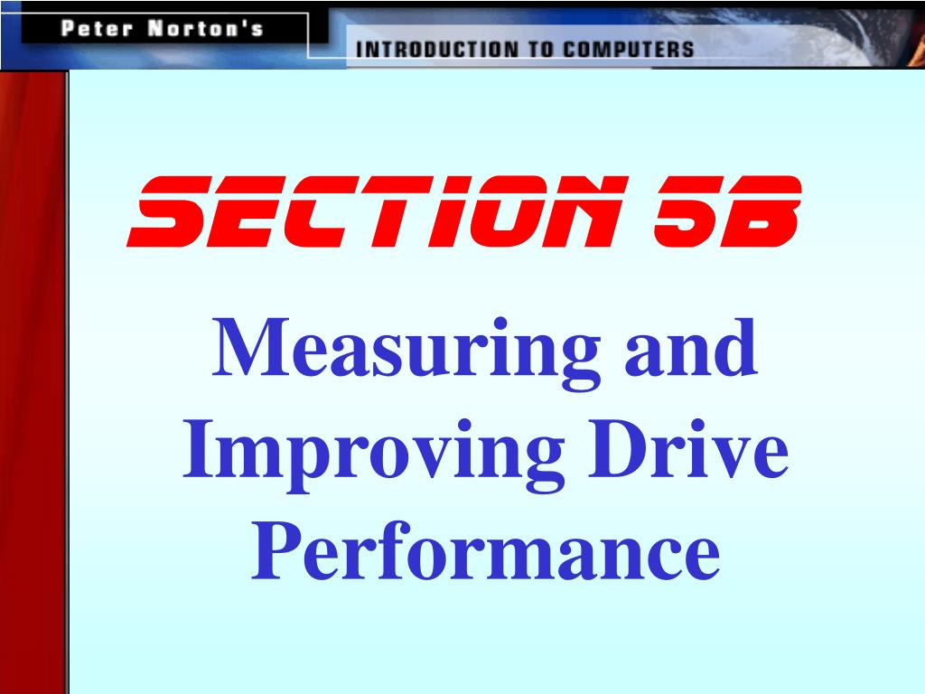 PPT - Measuring and Improving Drive Performance PowerPoint Presentation - ID:4908917