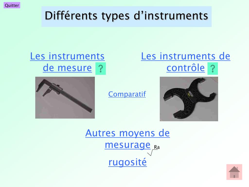 PPT - Différents types d’instruments PowerPoint Presentation, free ...