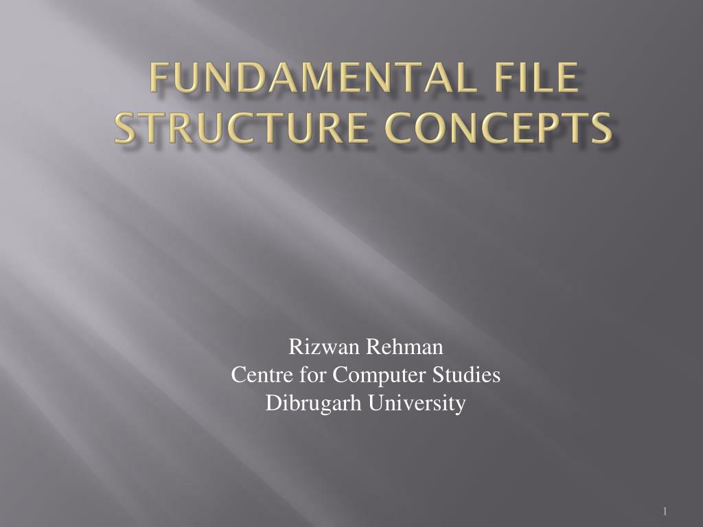 PPT - Fundamental File Structure Concepts PowerPoint Presentation, free download - ID:4910542