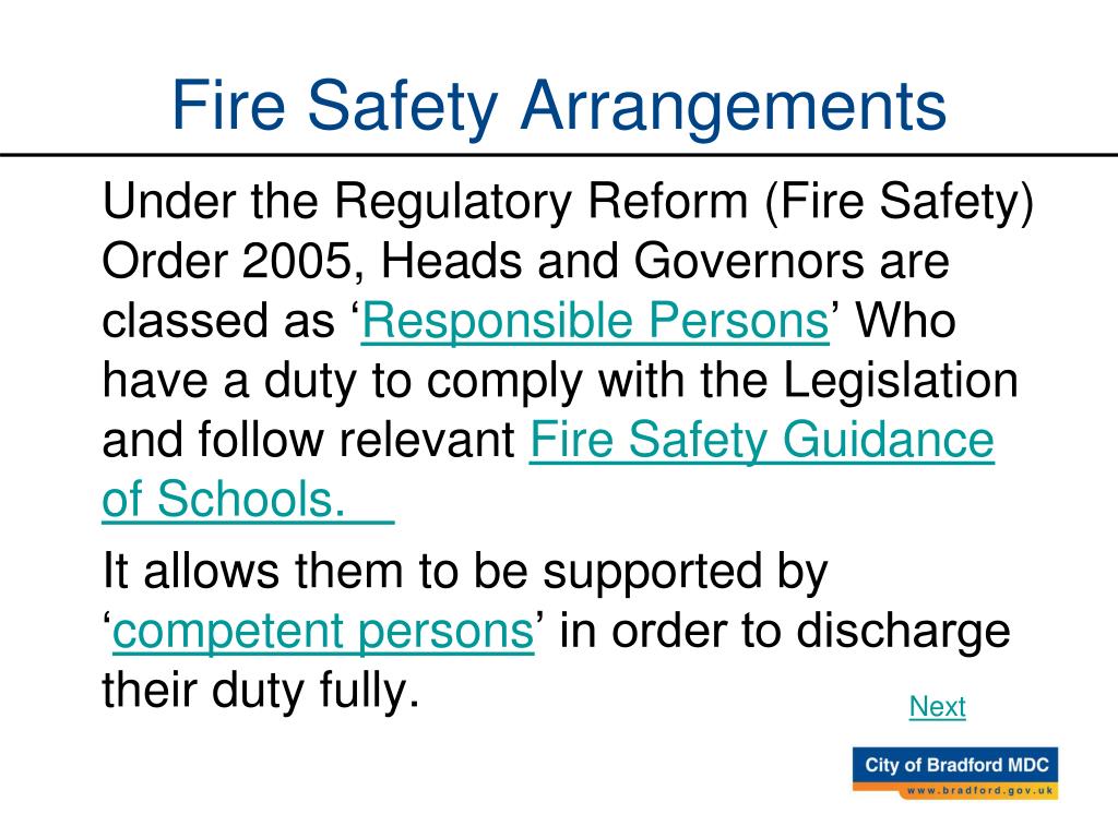 PPT - Fire Safety Arrangements PowerPoint Presentation, free download ...