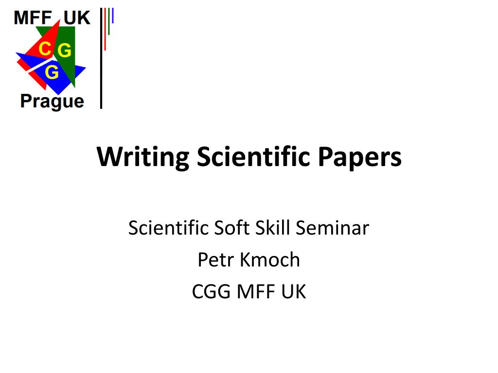 PPT - Writing Scientific Papers PowerPoint Presentation, free download ...