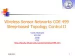 PPT - Wireless Sensor-Based Traffic Light Control PowerPoint ...