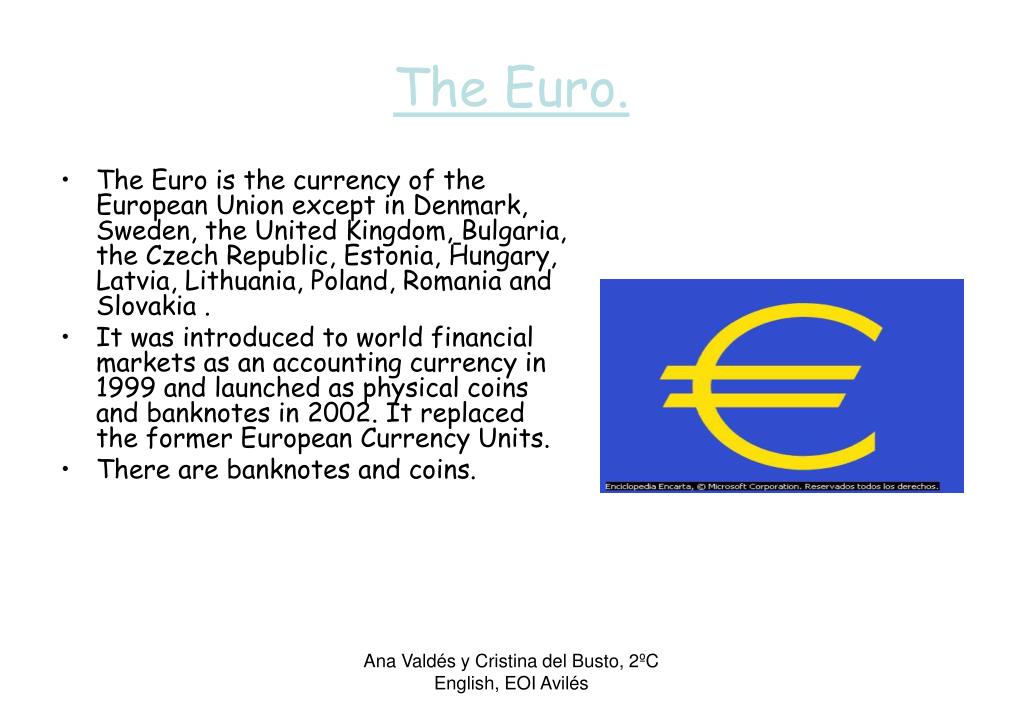 PPT - The Euro. PowerPoint Presentation, free download - ID:4911823