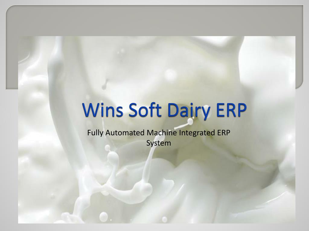 PPT - Wins Soft Dairy ERP PowerPoint Presentation, free download - ID ...