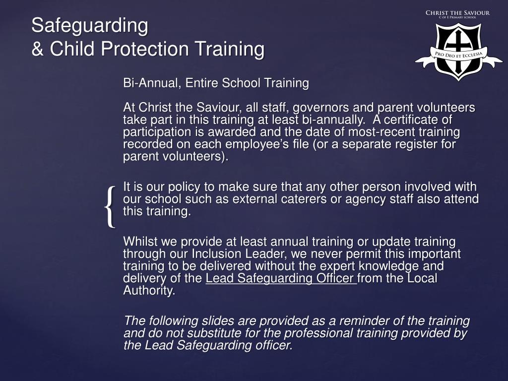 PPT - Safeguarding & Child Protection Training PowerPoint Presentation ...